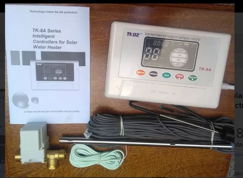TK8A intelligent solar water heater controller, for non pressurized ...
